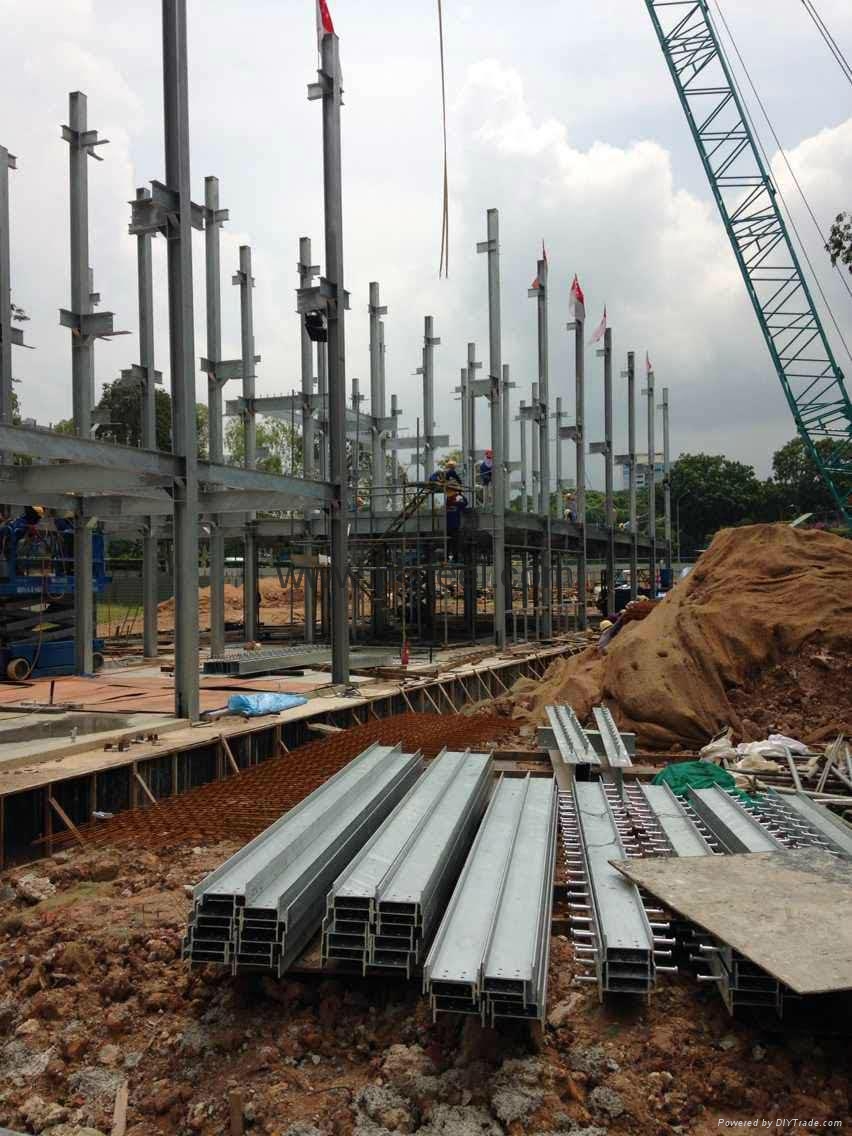 Singapore Structural Steel Frame Building - HSY-D3 - HSY-STEEL (Hong ...