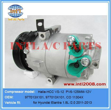 Compressor HCC VS-12 for Hyundai FS#178326 178330 198354 97701-3X100 ...
