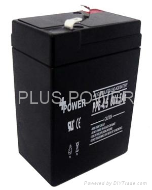 6V4.5AH rechargeable batteries - PP6-4.5 - +POWER (China Manufacturer ...