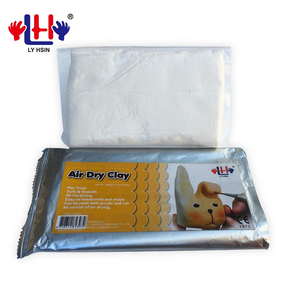 Air dry clay 500g (White) - W5021-1(W) - LYHSIN or Customized (Taiwan ...