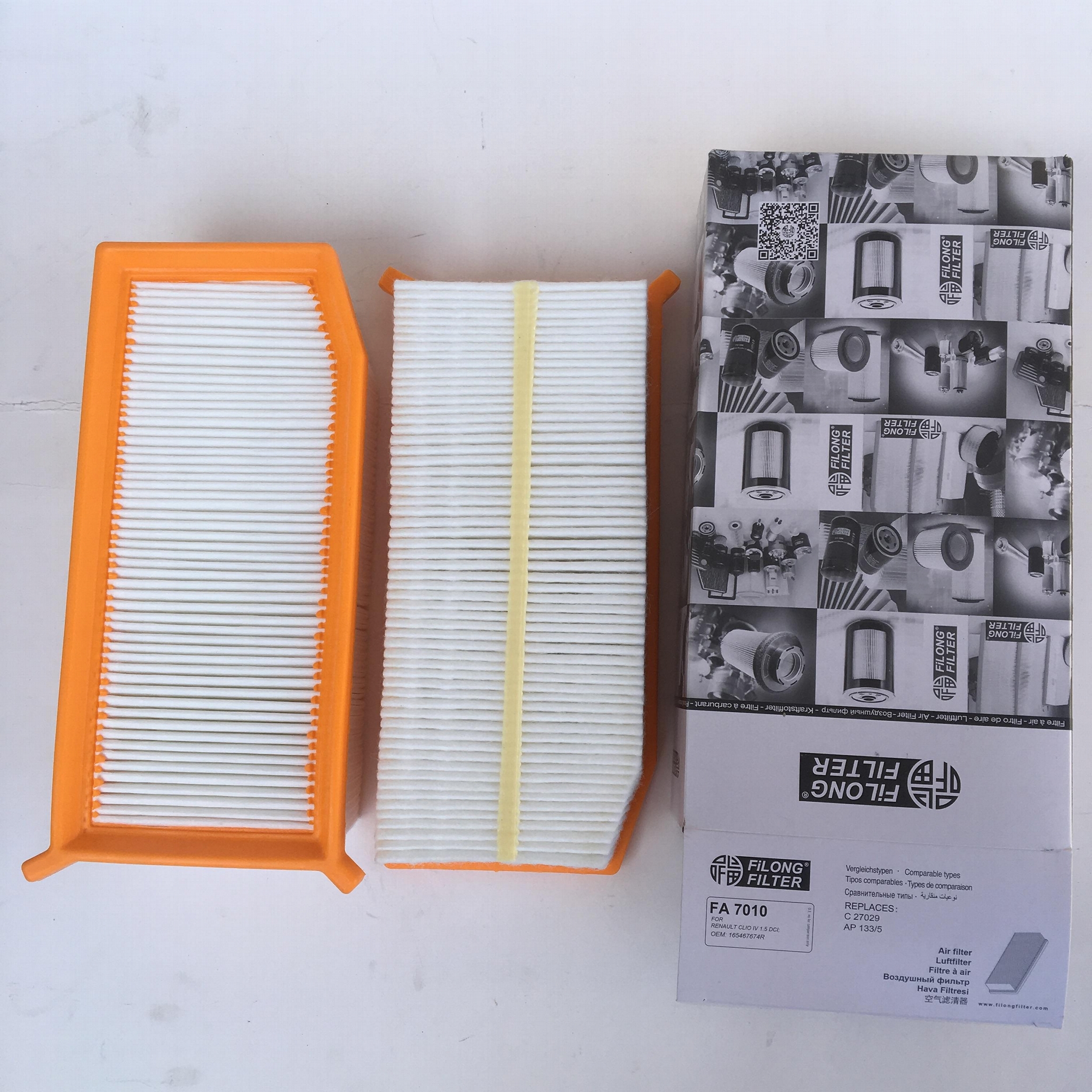 FILONG Manufactory For RENAULT Air Filter FA-7010 165467674R 16546 ...