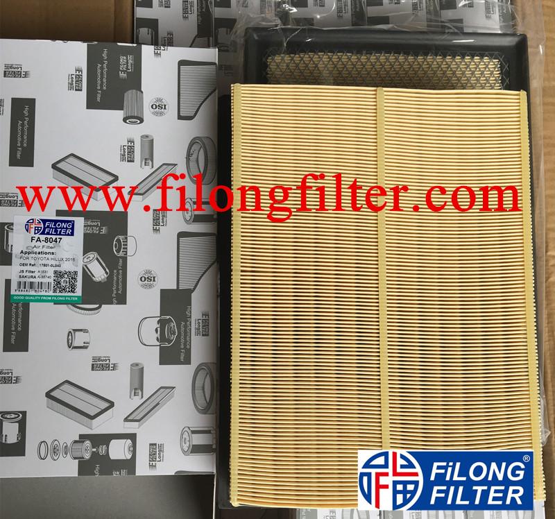 TOYOTA HILUX AIR FILTER 17801-0L040,17801-0L050,17801-OL040 17801OL040