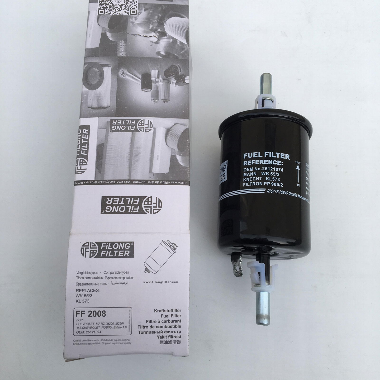 FILONG Filter FF-2008 96537170 25121074 96444649 96335719 WK55/3