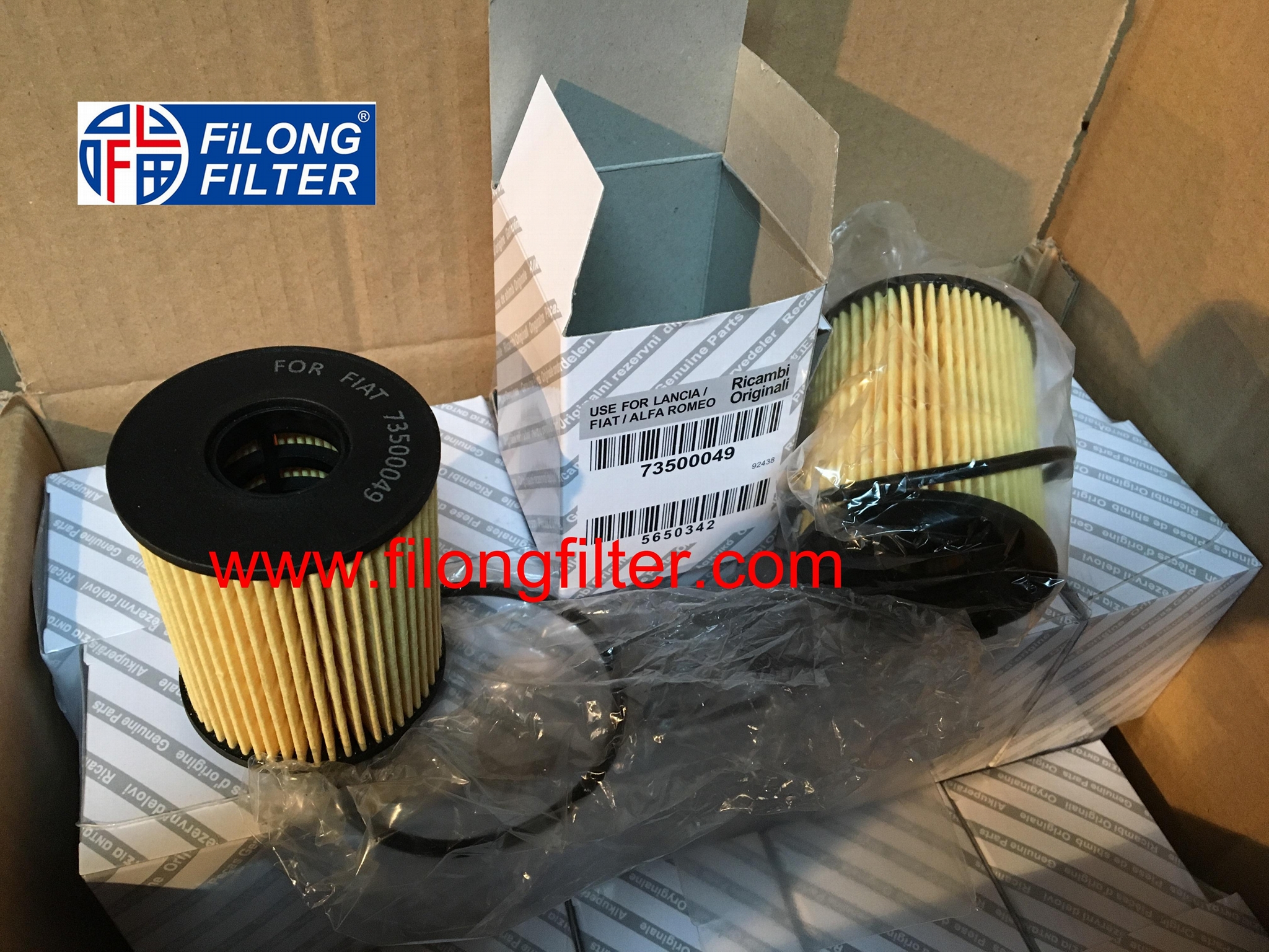 FILONG Manufactory For FIAT Oil filter 5650342 73500049 HU713/1X