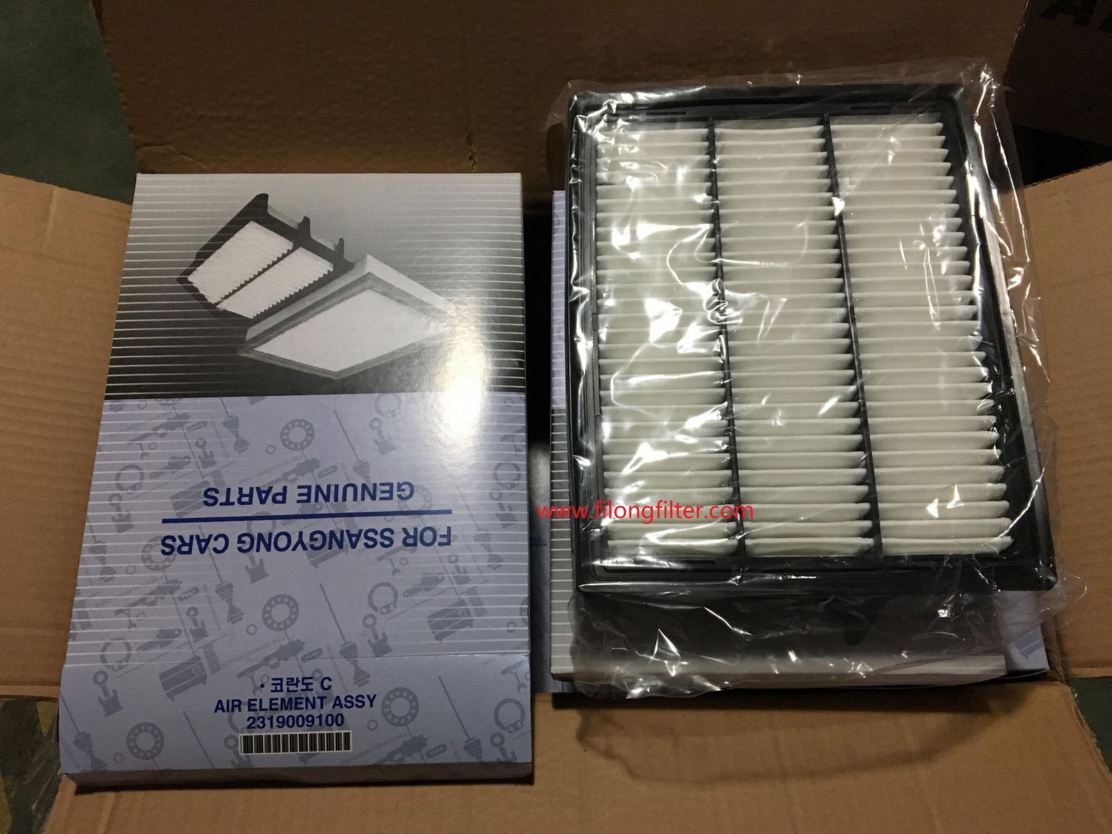 FILONG Manufactory For SSANGYONG Air filter 2319009100 23190-09100
