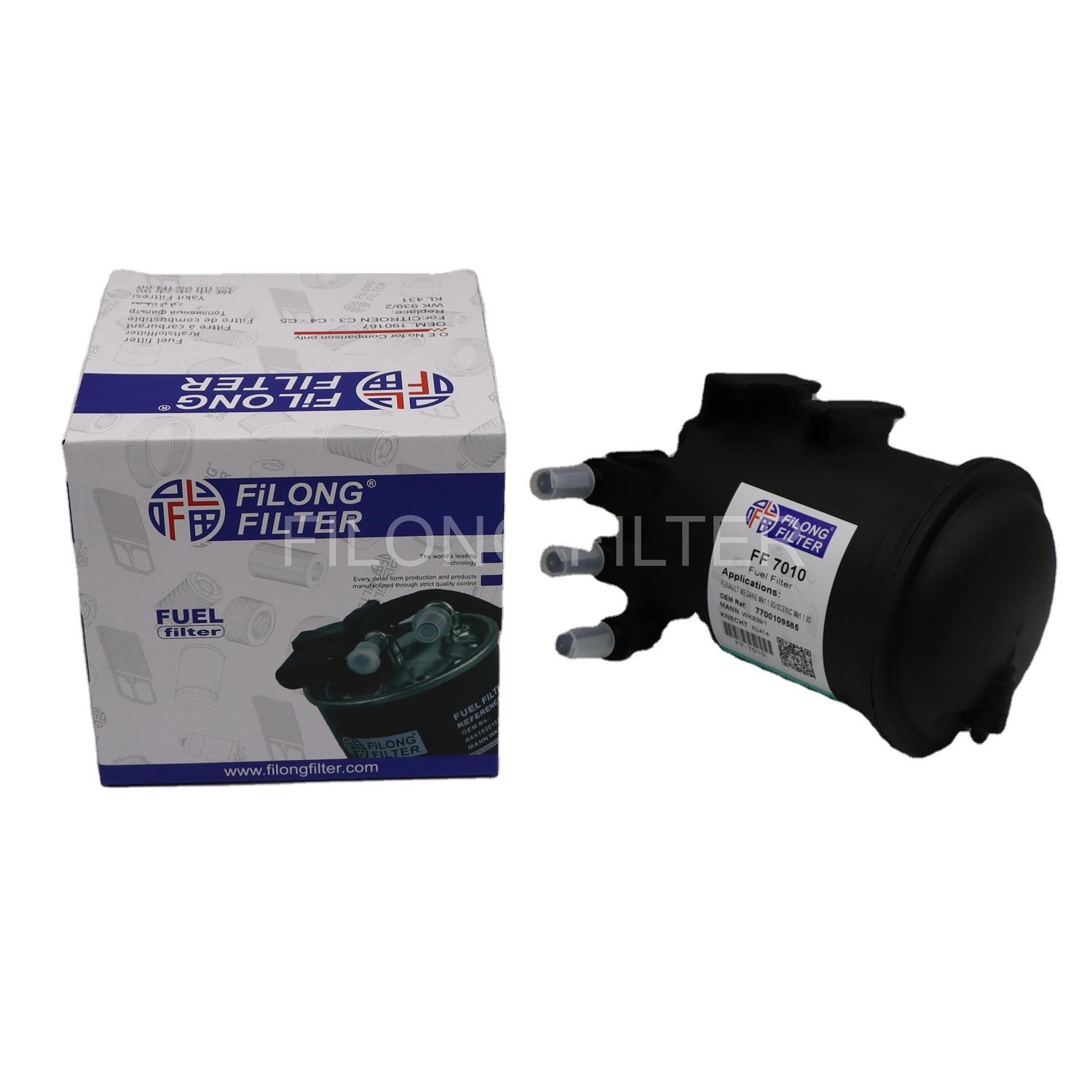 FILONG Fuel Filter FF-7010 WK939/1 7700109585 8200416946 FP5646 PS9537