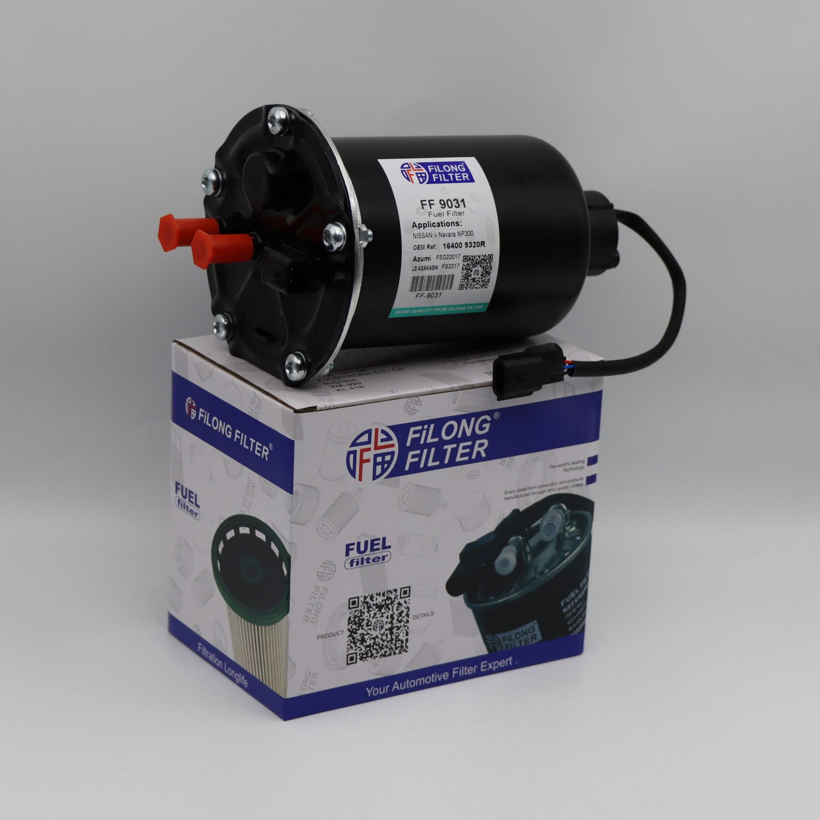 NISSAN Navara NP300 fuel filter 16400-9320R, 16400-00Q1K,164009320R