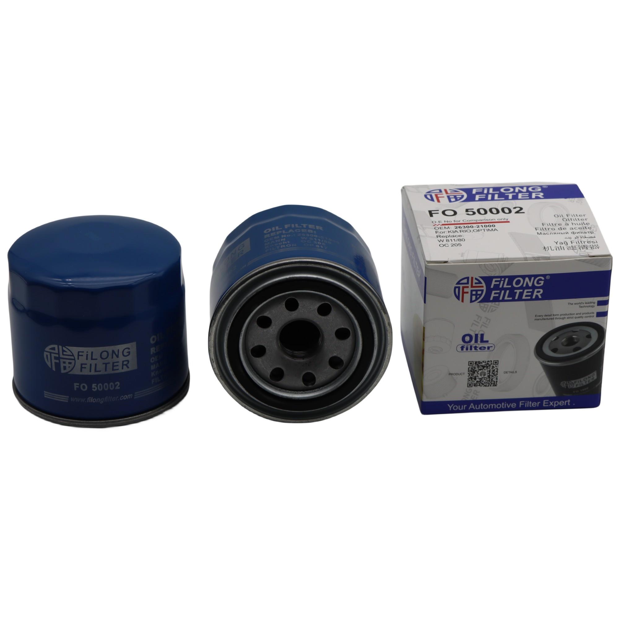 USE for KIA Cerato Sportage CARS oil filter 26300-21000 For Korean