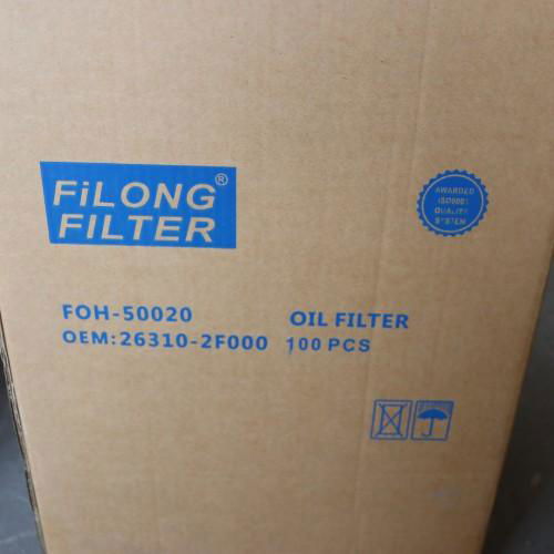 FILONG OIL FILTER 26320-2F000 FOR HYUNDAI TUCSON, SANTA , KIA CARNIVAL