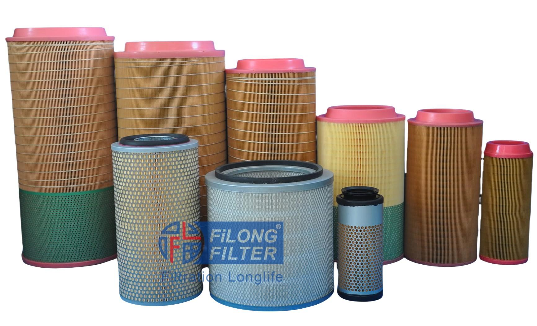 China Filter Factory Supply Spare Parts Trucks 21348742 Air Filter
