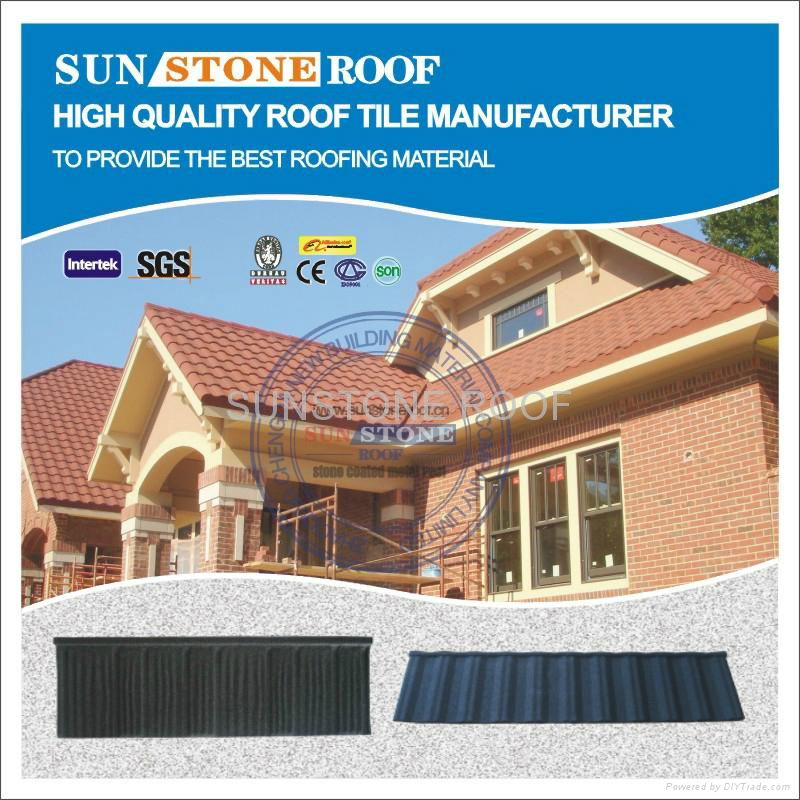 Best Brand Stone chip coated metal roofing sheet - wood shingle - SUN ...