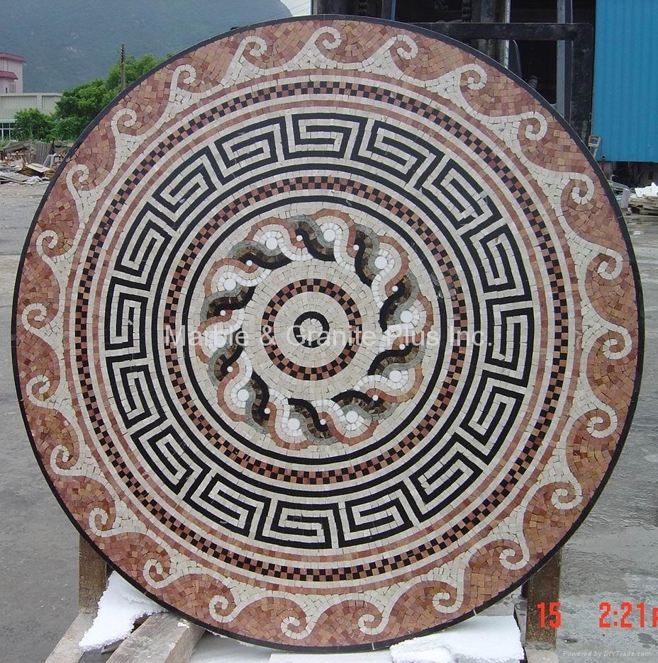 Solid Marble Mosaic Medallion (China Manufacturer) - Marble - Slate ...