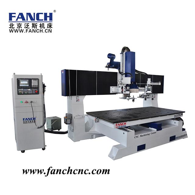 Table moving cnc machine with aggregate tools for cutting ,milling ...
