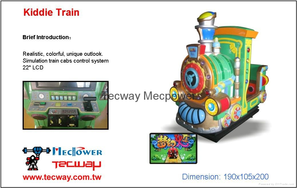 Kiddie Ride - Kiddie Train - Tecway (Taiwan Manufacturer) - Amusement ...