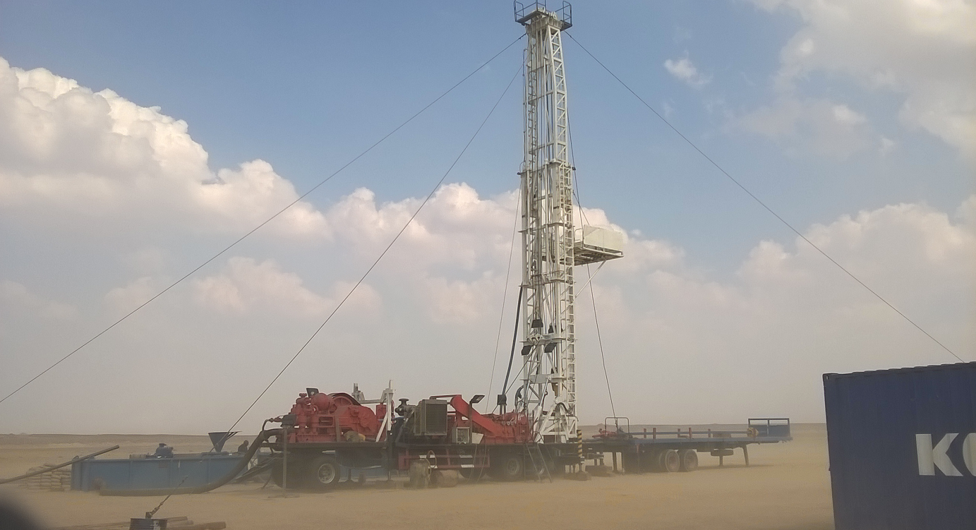 trailer mounted water well drilling rig - BZT1000-1500 - BINZUAN brand ...