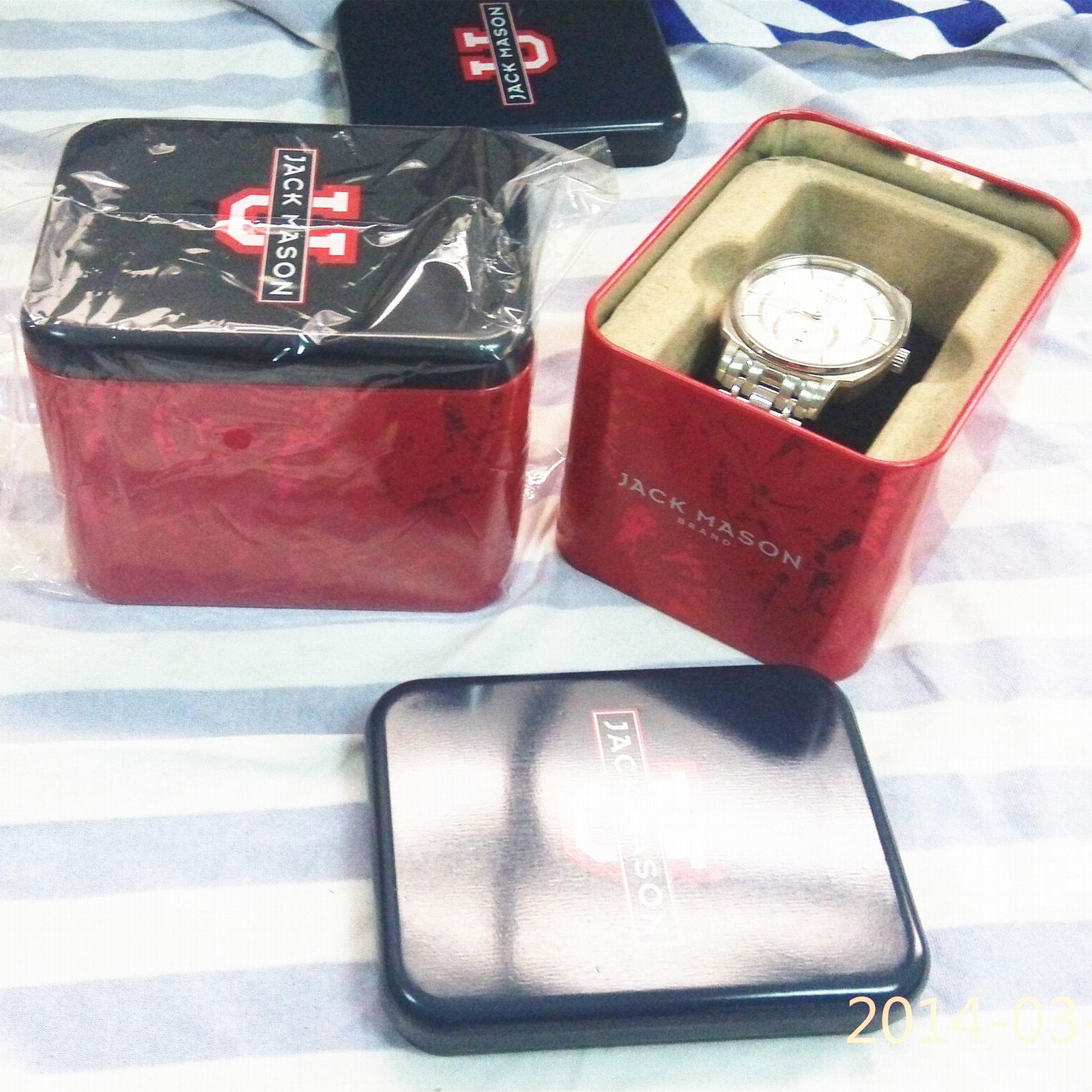watch packaging tin with holding tray - GQ-098 - OEM (China ...