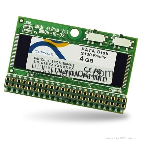 Industrial PATA Disk 44pin H.L. Module S130 4GB SLC - CIE-4LS130TGT - CERVOZ (Taiwan Trading ...