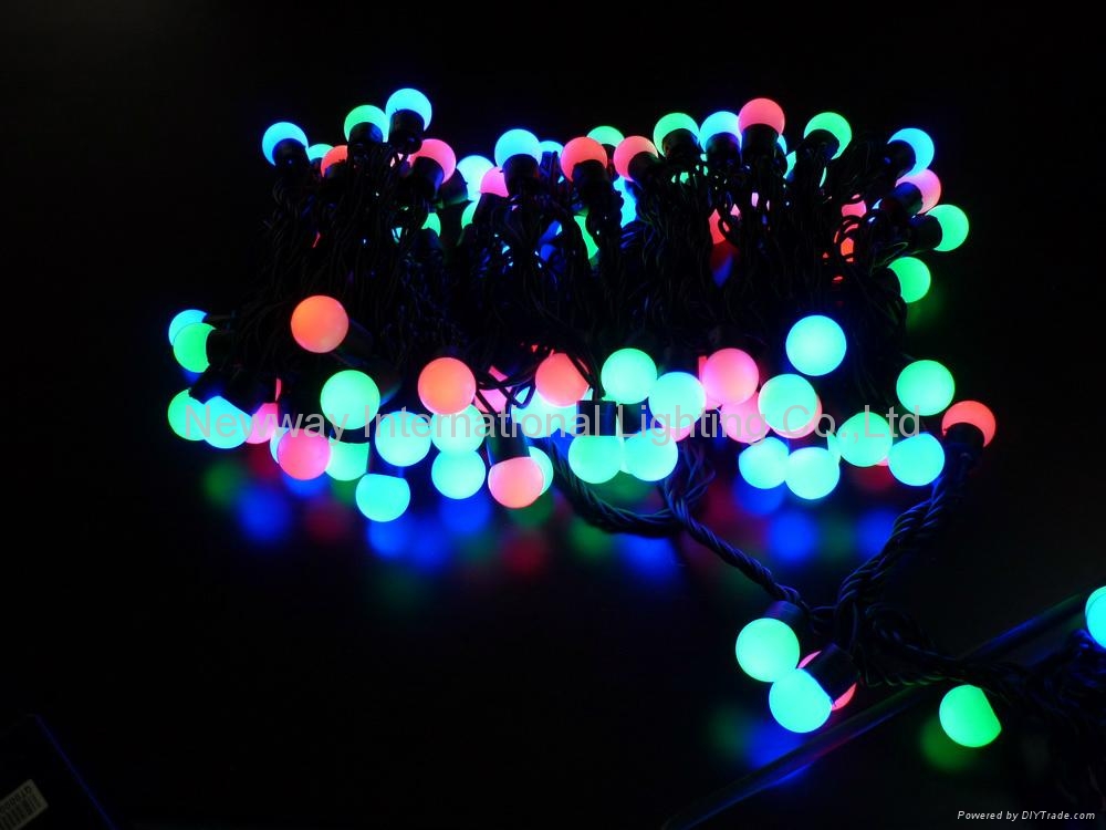 5M 50 Bulbs LED Christmas Ball Light Strings - NW-FL-50-220V - Newway ...