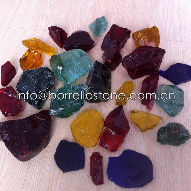 landscaping color glass rocks - Borrello Stone (China Manufacturer ...