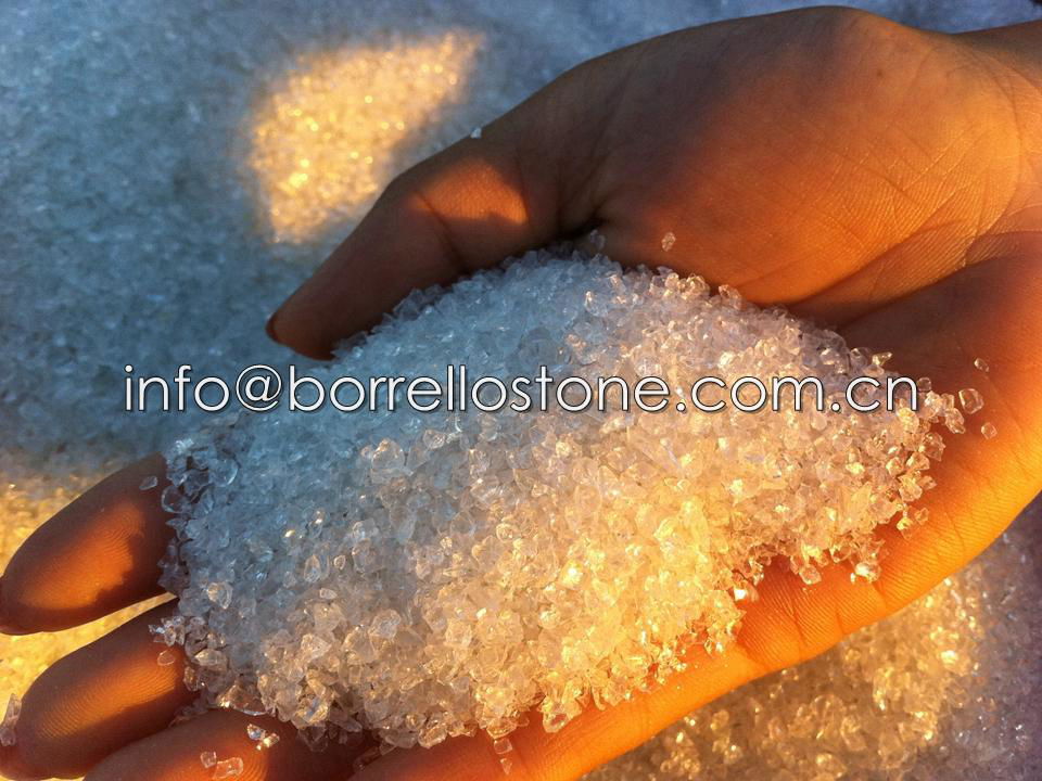 crystal white glass sand - Borrello Stone (China Manufacturer ...