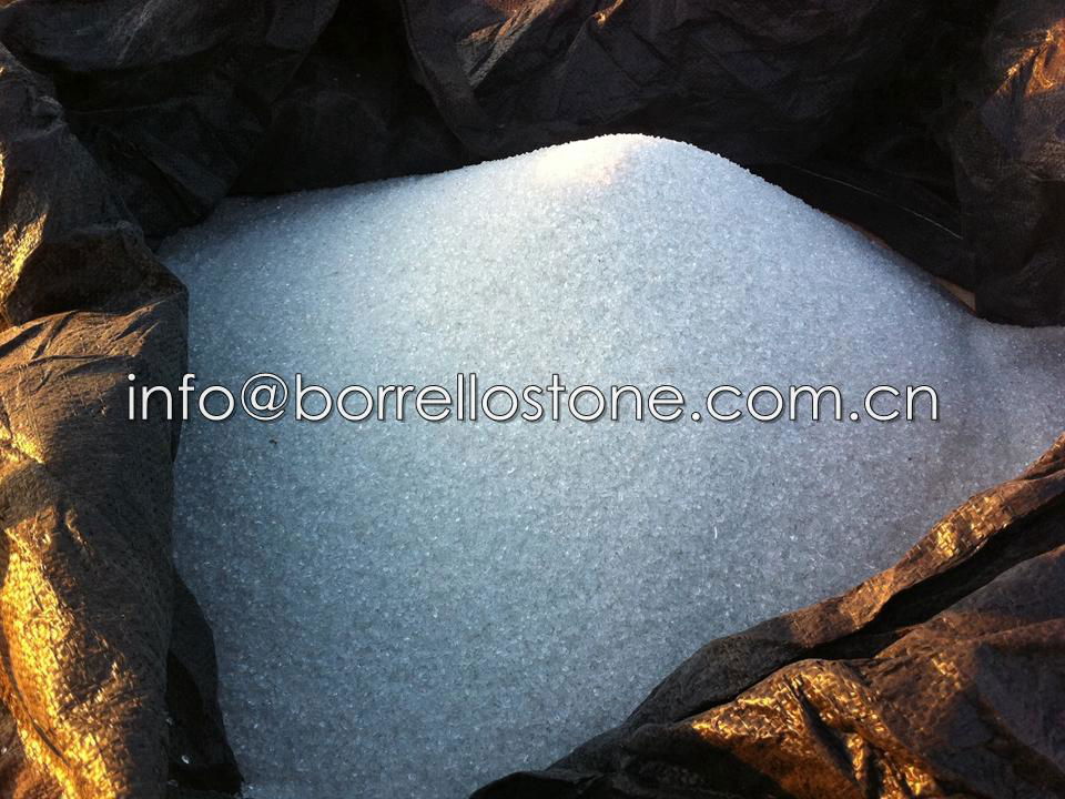 crystal white glass sand - Borrello Stone (China Manufacturer ...