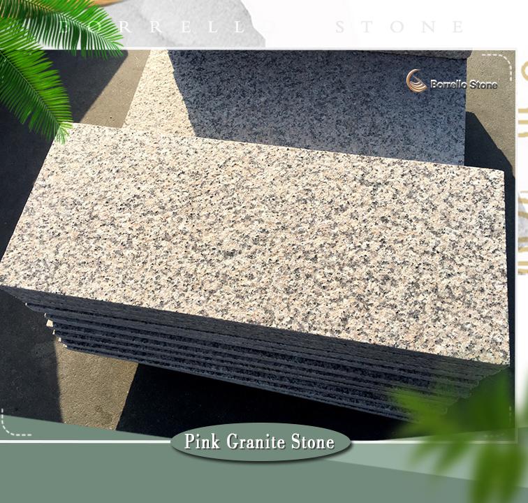 flamed pink granite paving slab - Borrello Stone (China Manufacturer ...