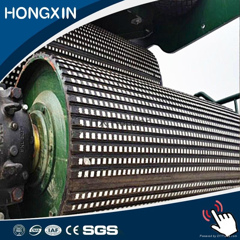 Conveyor pulley ceramic lagging - 013 - HONGXIN (China Manufacturer ...