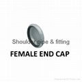 BAUER FEMALE END CAP - Daman (India Manufacturer) - Piping Tubing ...