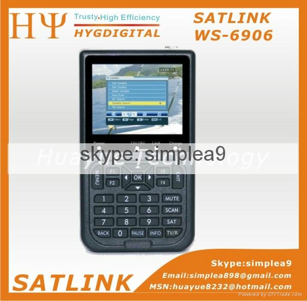 Satlink ws-6906 DVB-S FTA Digital Satellite Finder Meter (China ...