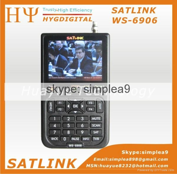 Satlink ws-6906 DVB-S FTA Digital Satellite Finder Meter (China ...