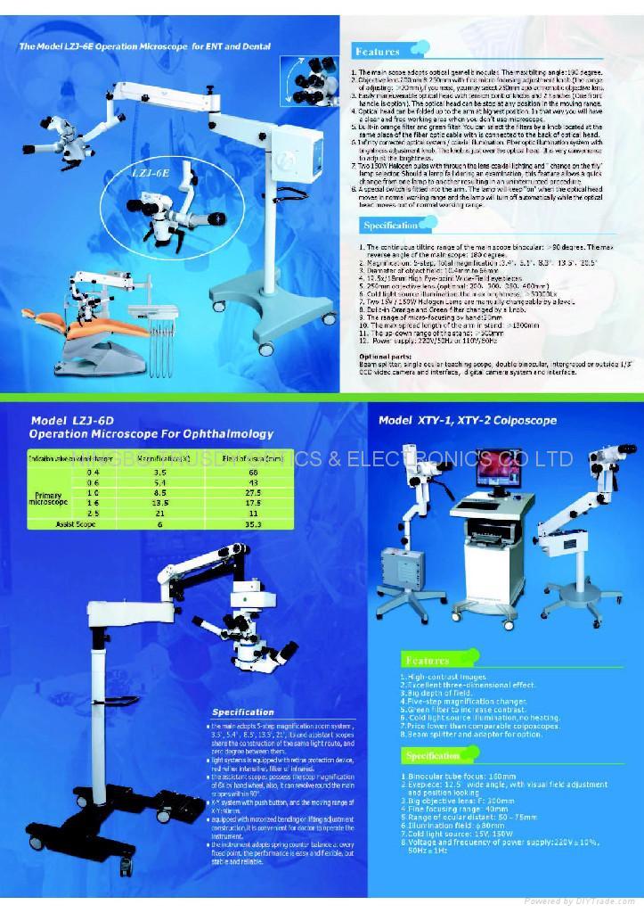 Operation Microscope for ENT and Dental LZJ-6D,E - DSS-6E (China ...