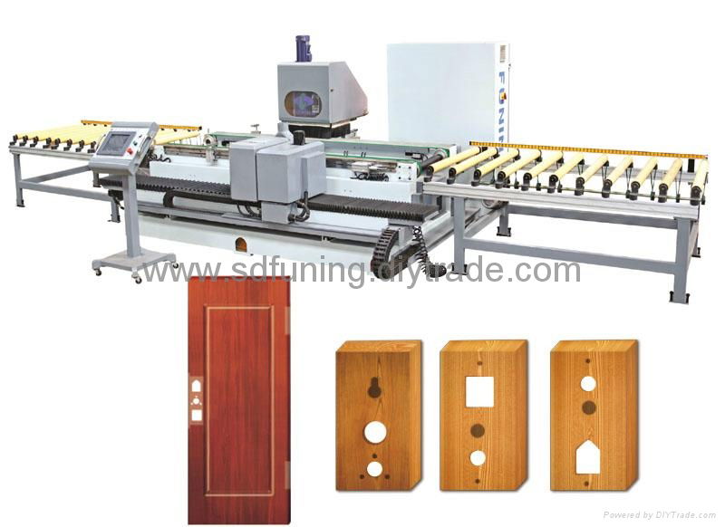 CNC Door lock& hinge drilling machine - MDK45A-ZD - Funing (China ...