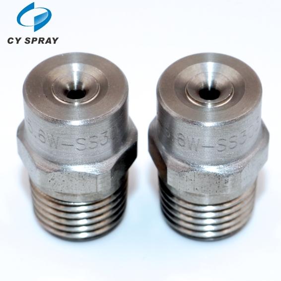 1/4"Stainless steel full cone spray nozzle wide angle soild full cone ...