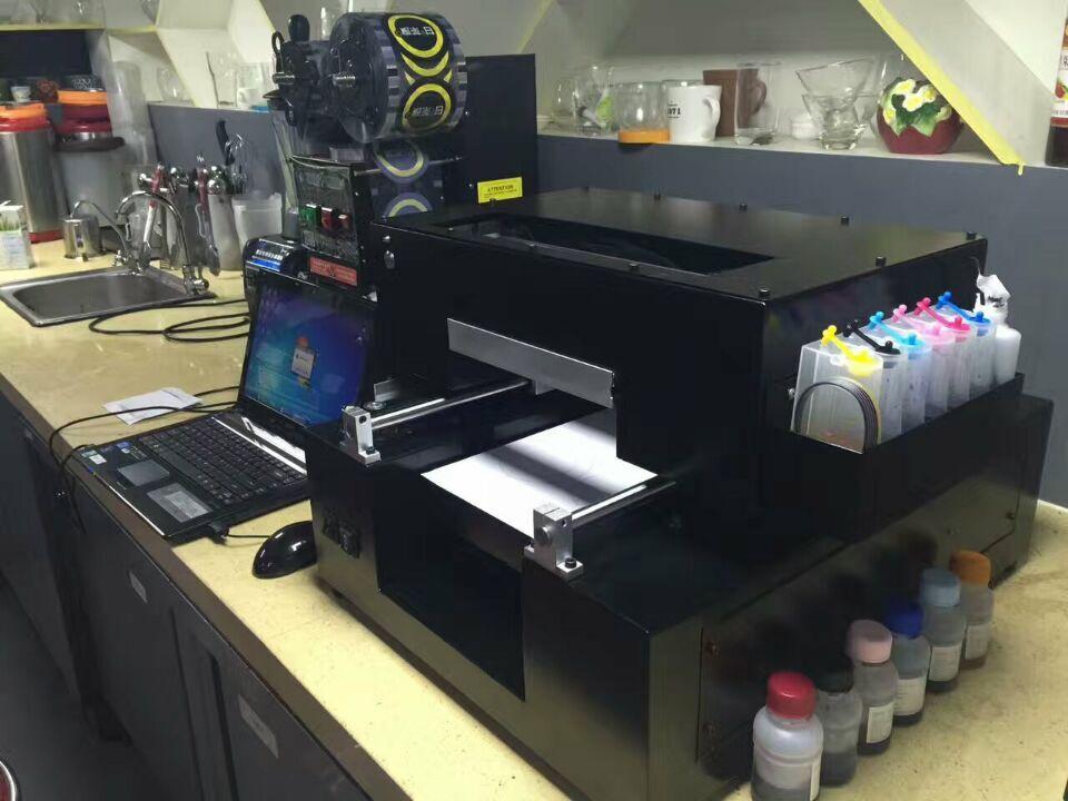 A4 digital coloring printer on food milk and cake - BL-F4 - bilix ...