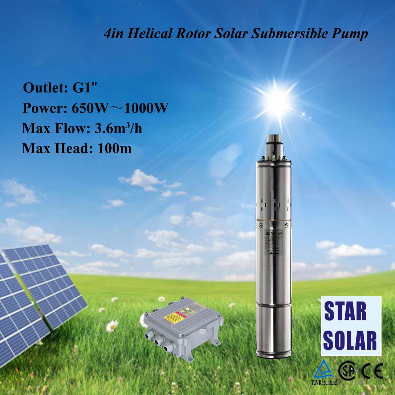 Solar Water Pump System DC Motor Pump - STAR SOLAR (China Manufacturer ...
