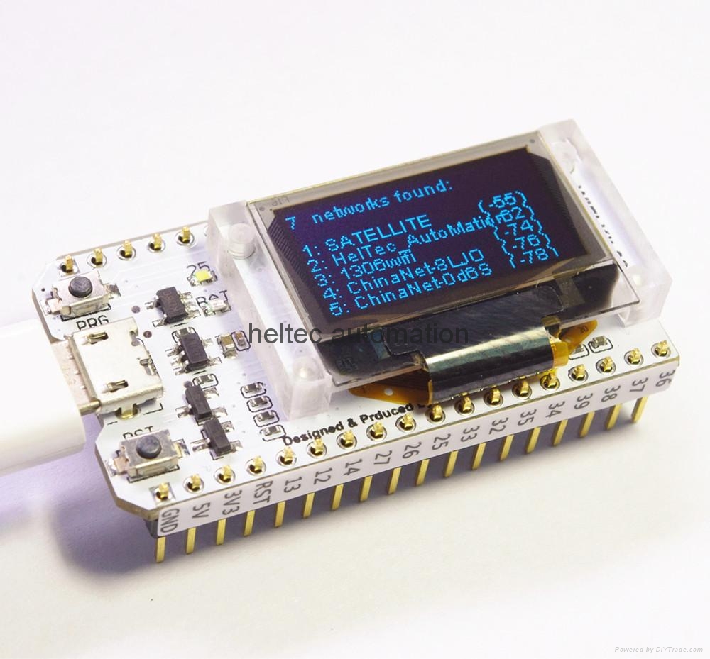 ESP32 development board wifi&bluetooth with oled display - HTIT-WB32 ...