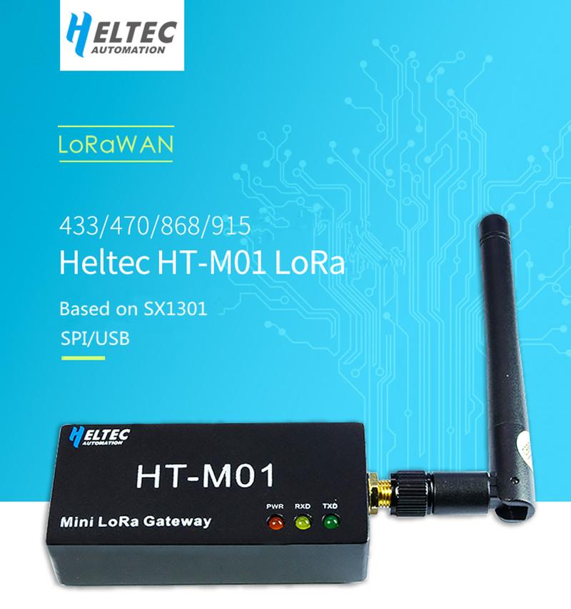Mini Lora Gateway LoraWan SX1301 sx1255/57 433MHZ/470MHZ/868MHZ/915MHZ - HT-M01 - Heltec ...