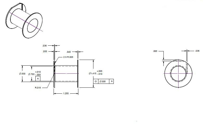 Plastic Bobbin for Solenoid Coil winding - NC-1932C - NE (China ...