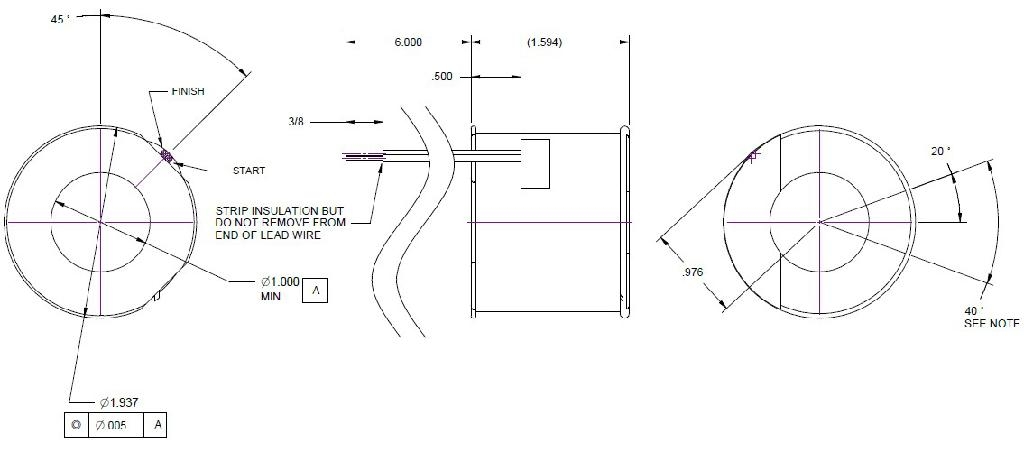 Plastic Bobbin for Solenoid Coil winding - NC-1932C - NE (China ...