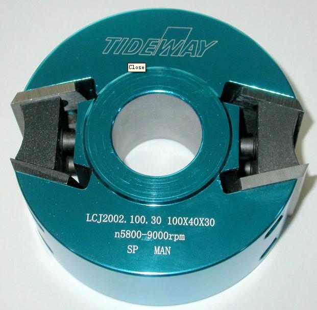 Aluminum Body Carbon Steel Shaper Cutter Head with Grooves for