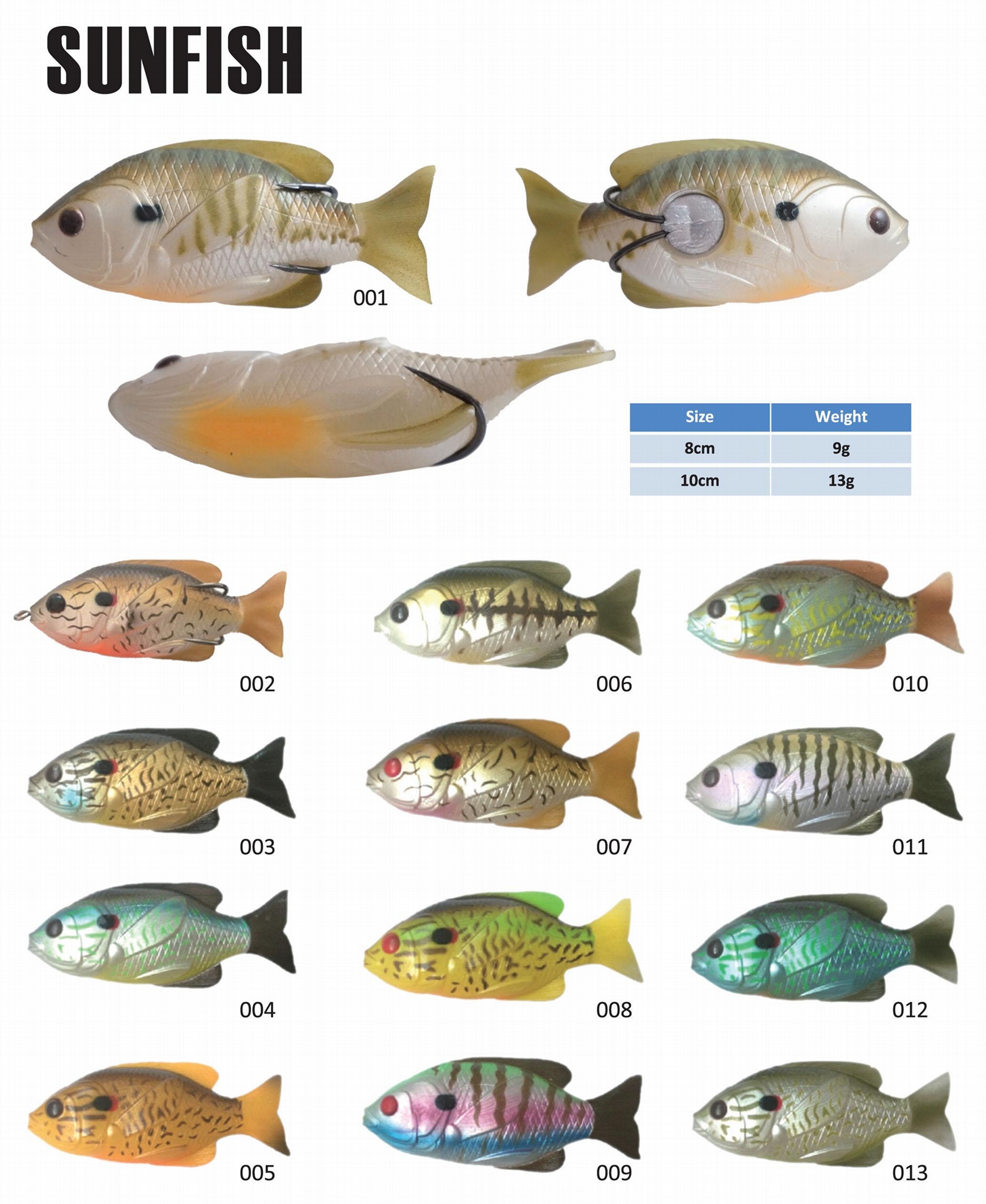 SUNFISH HOLLOW SOFT LURE - SF05 - FULWINS (China Manufacturer) - Water ...