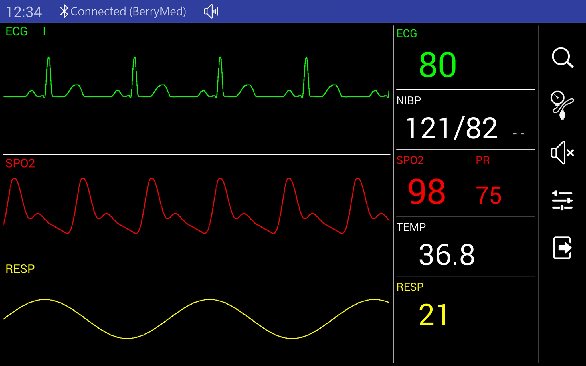 Bluetooth Digital Patient Monitor Module - PM6750 - BERRY (China ...