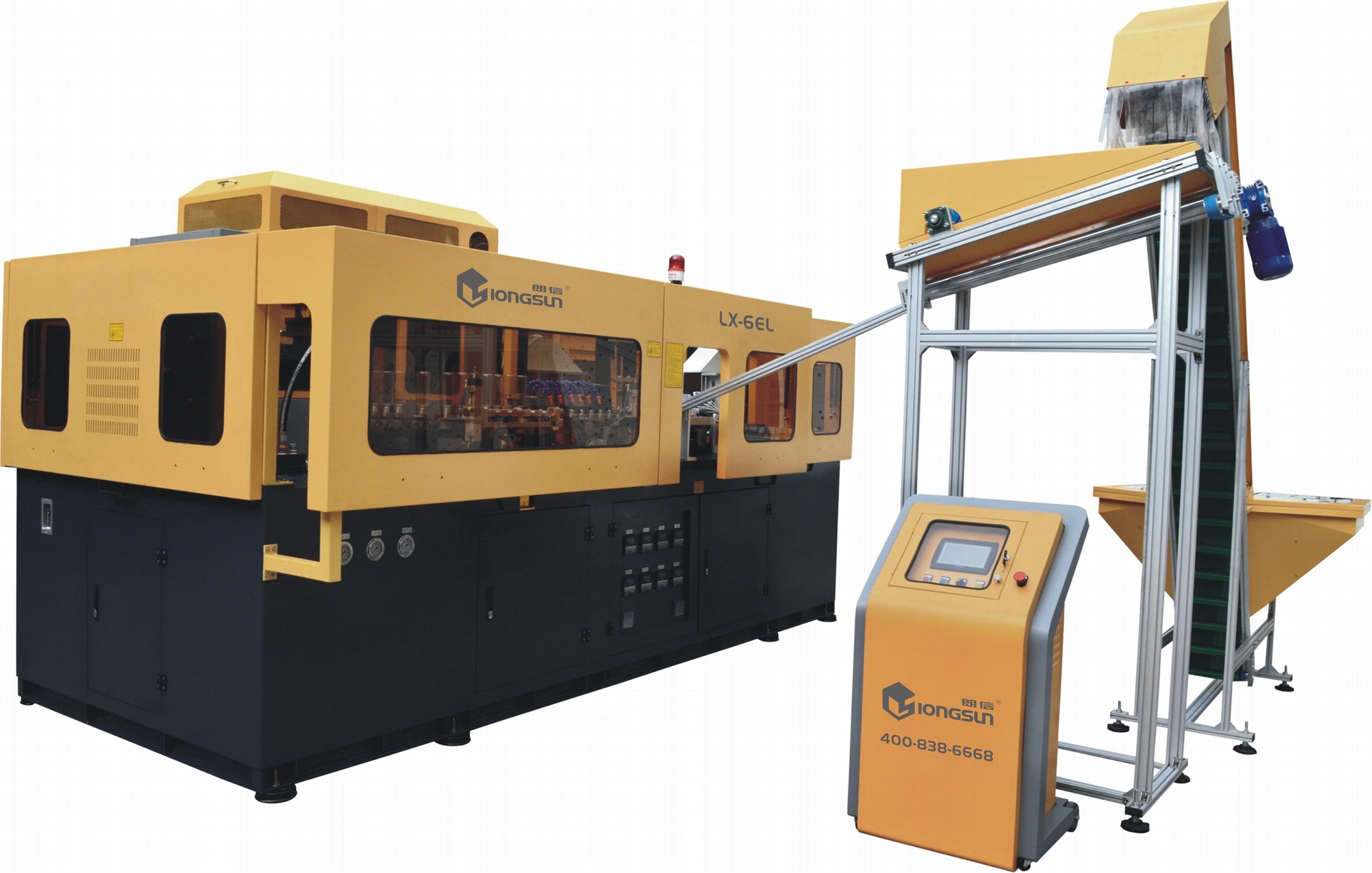 2L Auto PET Bottle Blow Molding Machine - LX-6EL - Longsun (China ...