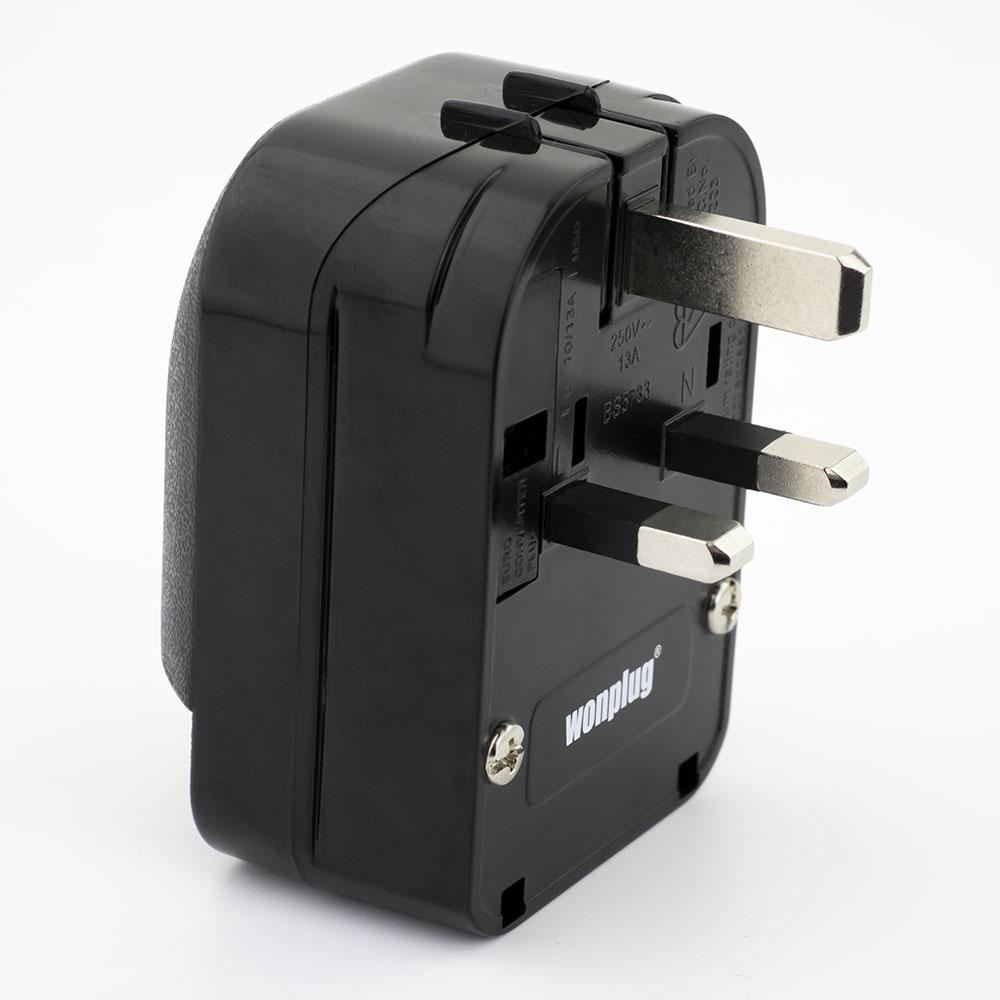 ukca uk plug adapter EU to UK adapter connector - SCP3 - wonplug (China ...