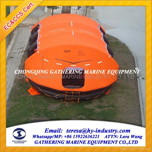 Solas Self-Righting Infalatable Life Raft - KHZ-100 - HANGYU Liferaft ...