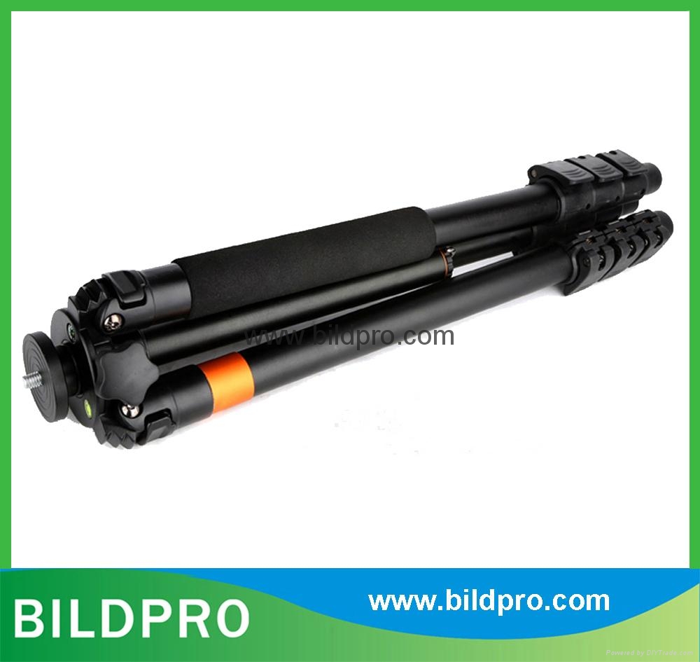 32mm Aluminum Tripod Extendable Telescopic Video Camera Tripod Fluid ...