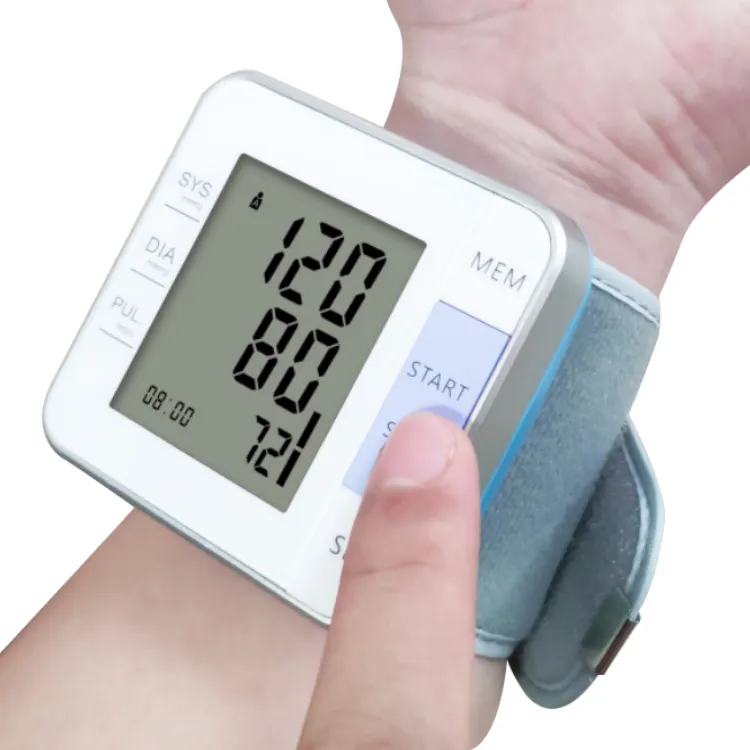 Intelligent voice wrist digital electronic blood pressure monitor ...