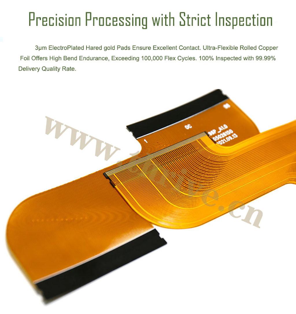 hirose FPC hitaltech fll automotive cable kyocera Polyimide Jumper, molex fpc - FPC cable ...