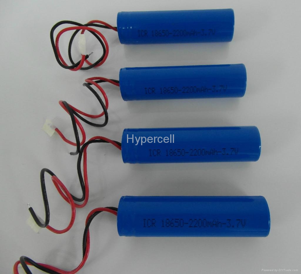 lithium ion battery for vibrators - ICR18650 2200 - Hypercell (China ...