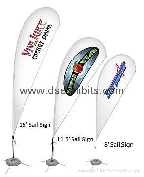 Teardrop flying banner stand - DS2-1 - DS (China Manufacturer) - Flag ...